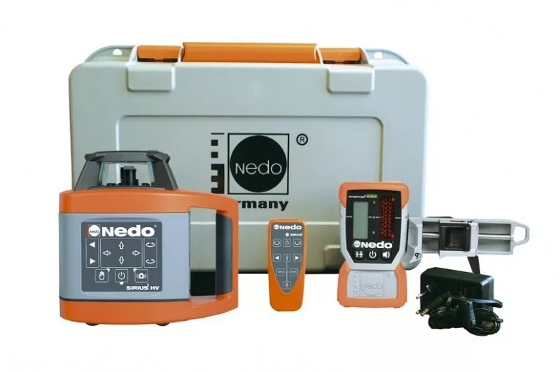 Nivela laser orizontala si verticala SIRIUS 1HV NEDO diametru de lucru 300m - cel.ro