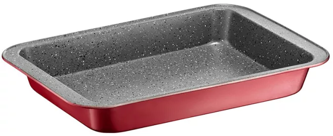 Tava copt cu capac plastic 49x29cm invelis antiaderent otel AMBITION ...