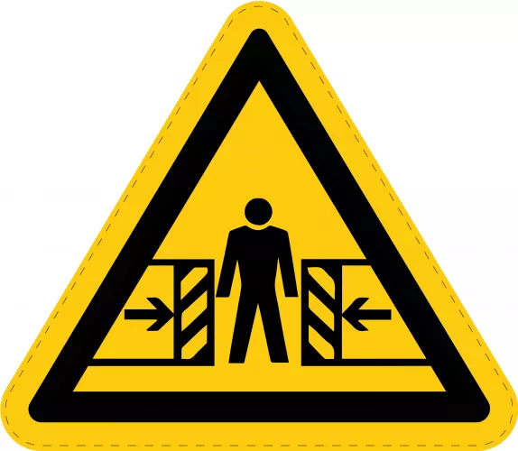 Indicator Autoadeziv de Avertizare - Strivire 10 cm ES-SIW023-10 - cel.ro