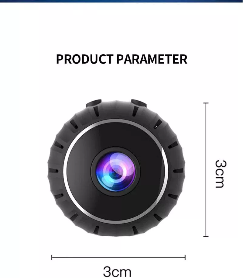 Mini Camera WI-FI 1080p HD transmitere live cu microfon senzor de ...