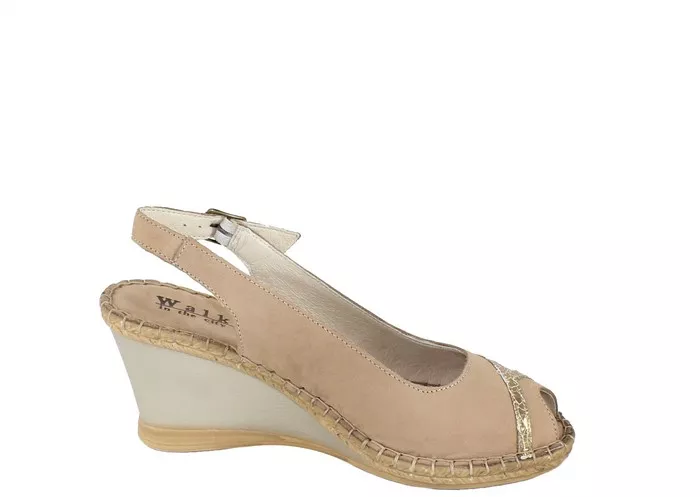 Sandale dama piele naturala - Walk in the city bej - Marimea 37 rlza ...