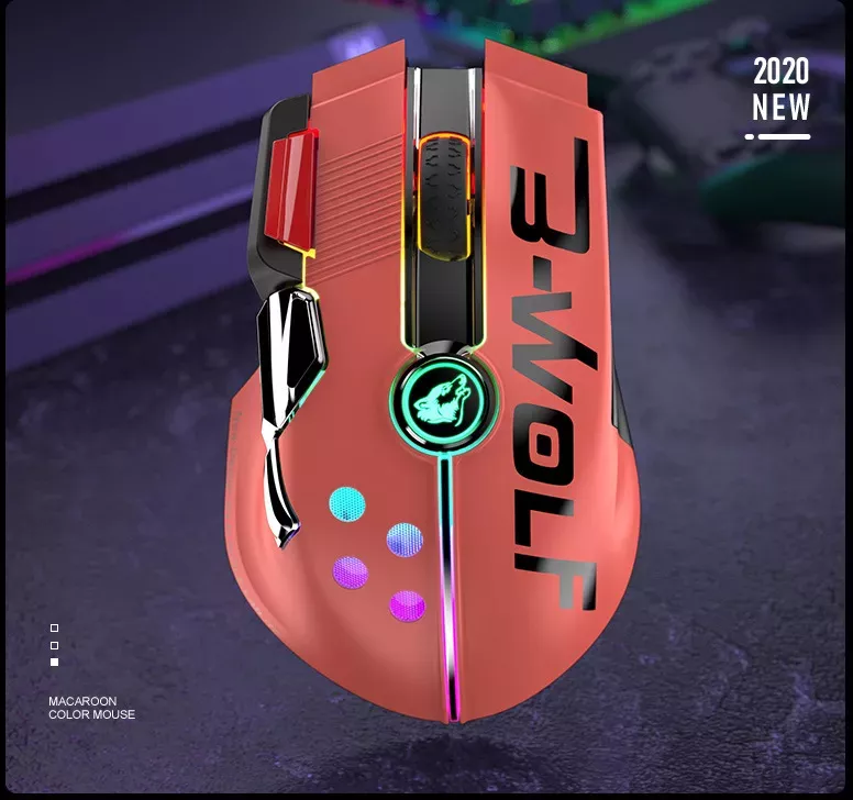 Mouse Freedom Wolf X6 12000 DPI cu 5 trepte profesional pentru gaming ...