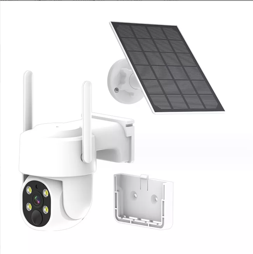 Camera de supraveghere cu acumulatori 9000mAh Portabila Panou solar ...