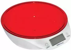 Cantar de bucatarie KingHoff capacitate 5 Kg rosu 6069 KH-6069-RD - cel.ro