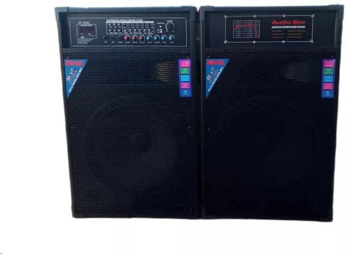 Sistem de boxe profesionale pentru karaoke KlaussTech 2x400W 2 ...