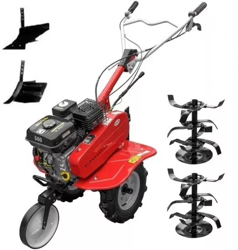 Motocultor cu plug si rarita reglabila Dakard HS500 7CP DKD5007PR - cel.ro