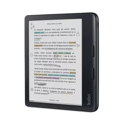 E-book Reader Kobo Libra Colour 7 inch Comfort Light PRO IPX8 32GB ...