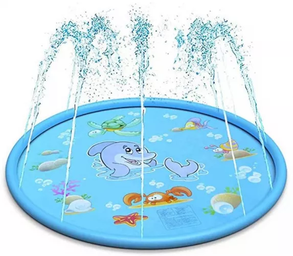 Piscina copii cu jeturi de apa gonflabila portabila 1 7 m diametru bm09ii