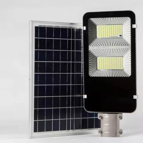 Lampa LED cu suport de prindere panou solar telecomanda 120W MRKT10873 ...