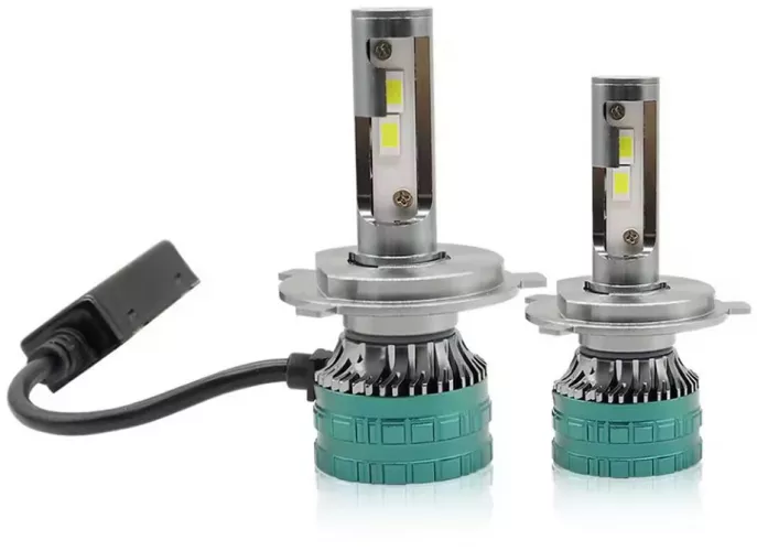 Set 2 becuri auto LED H4 130W 6500K 12000LM 12V MRKT10868 - cel.ro