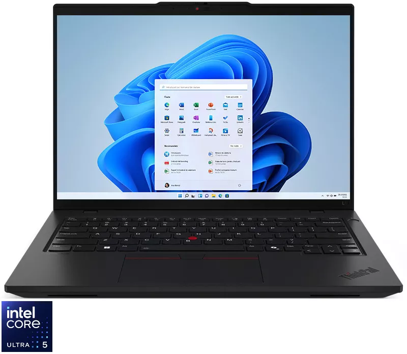 Laptop Lenovo 14 inch ThinkPad L14 Gen 5 WUXGA IPS Intel Core Ultra 5 ...