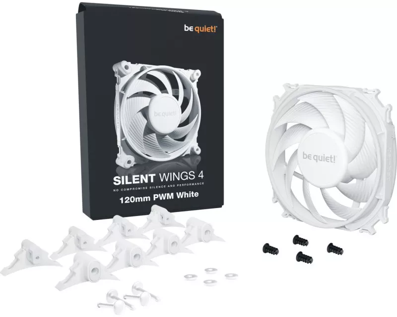 Ventilator / radiator be quiet! Silent Wings 4 120mm PWM White BL114 ...