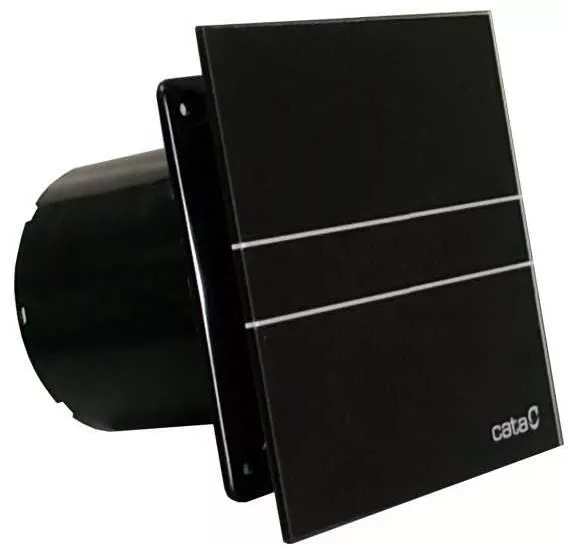 Ventilator aerisire E-120 G BK CATA 120 mm 210 m3h 33 db sticla ipx4 15w negru - cel.ro