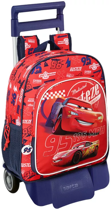 Troler scoala clasa I -III Cars Double Vision 97885