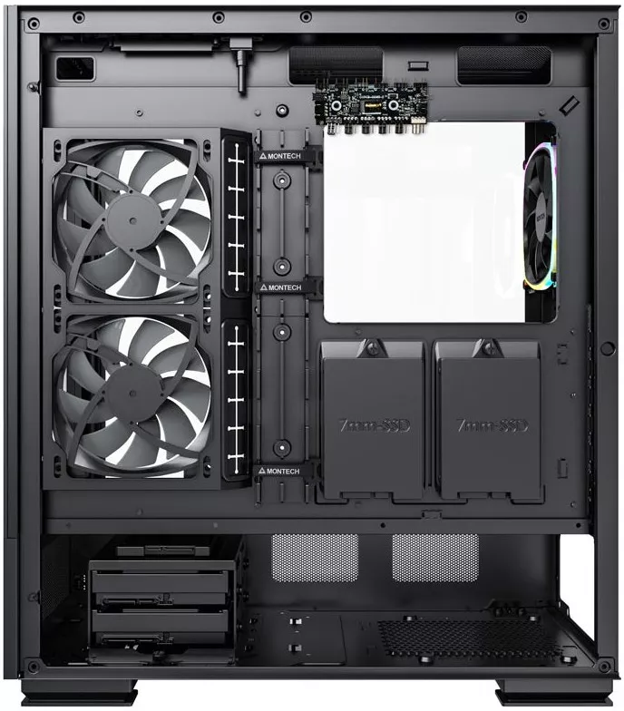 Carcasa PC Montech Sky Two Middle Tower Black ARGB camtskytbk - cel.ro