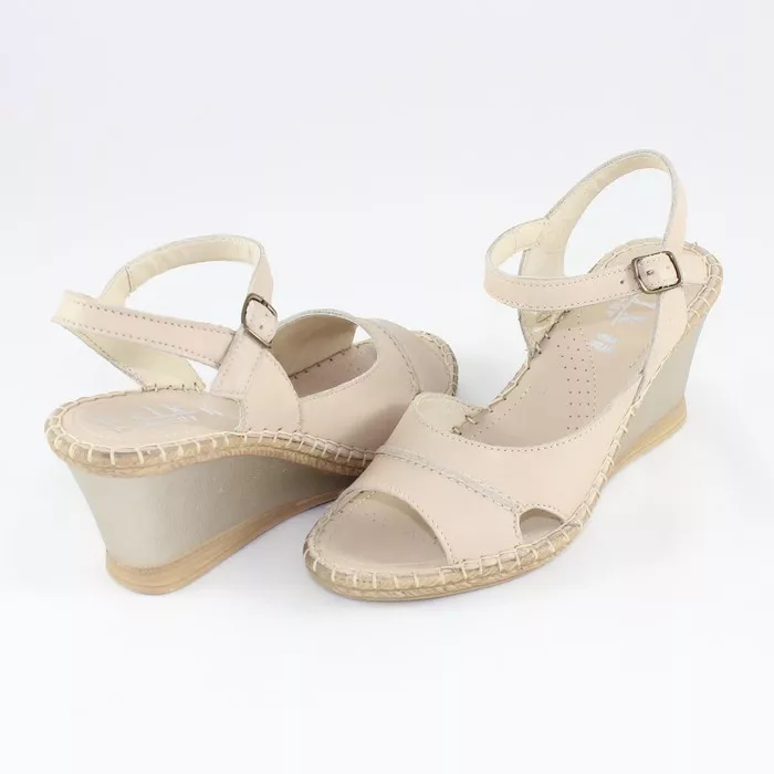 Sandale dama piele naturala - Walk in the city bej - Marimea 39 ywn5 ...