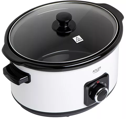 Multicooker Slow Cooker AD6413W din ceramica cu gatire lenta cronometru ...
