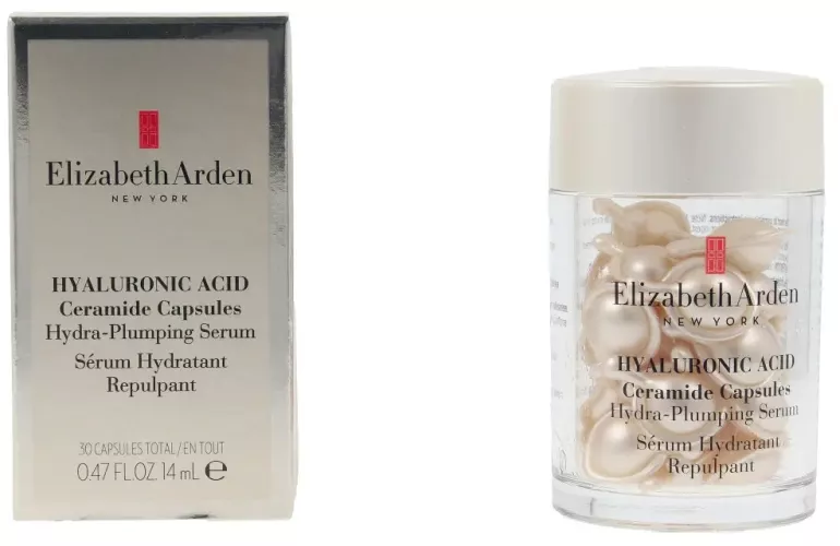 Ser facial sub forma de capsule cu acid hialuronic si ceramide ...