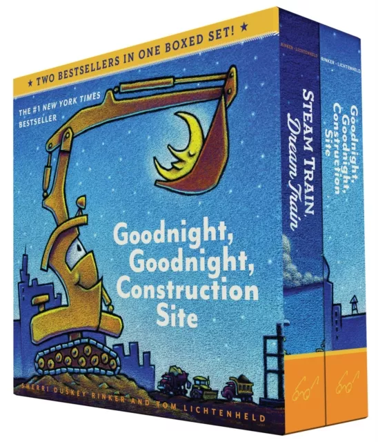 Goodnight Goodnight Construction Site and Steam Train Dream Train Set ...