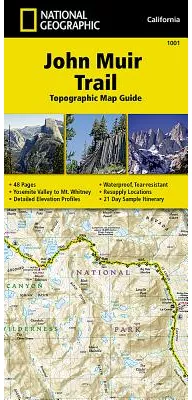 John Muir Trail Topographic Map Guide - National Geographic Maps ...