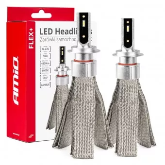 Kit becuri cu led H7 50W FLEX+ 12v/24v 03659 03659 - cel.ro
