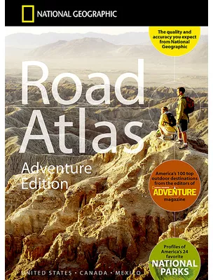 Road Atlas Scenic Drives Edition United States Canada Mexico - National ...