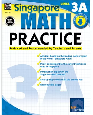 Singapore Math Practice Level 3A Grade 4 80648 - cel.ro