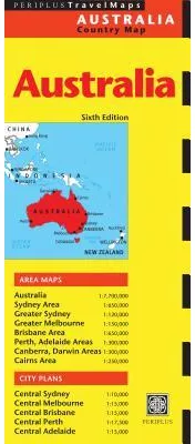 Australia Travel Map - Periplus Editors Editor 10523464 - cel.ro