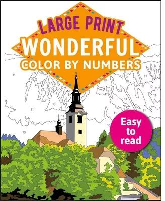 Large Print Color by Numbers Brilliant - David Woodroffe Author ...