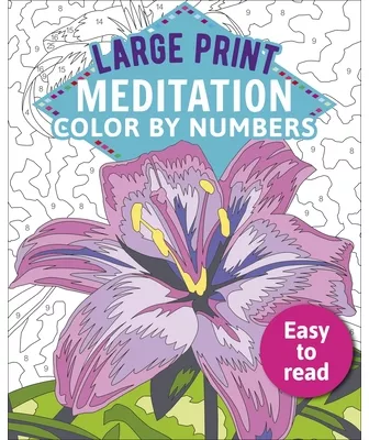 Large Print Meditation Color by Numbers - David Woodroffe Author ...