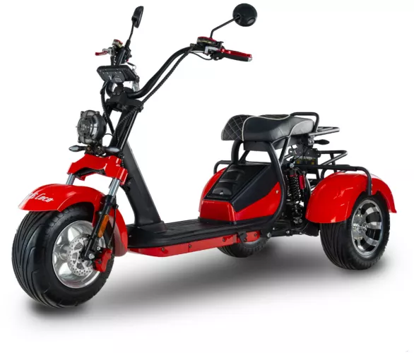 Scuter electric BILI COCO 3ROTI HM rosu BBSKUTER1168 - cel.ro