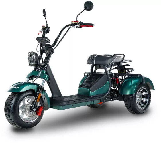Scuter electric BILI COCO 3ROTI HM verde BBSKUTER1169