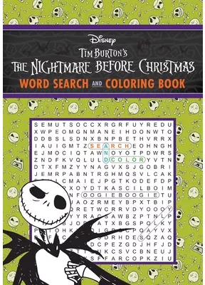 The Nightmare Before Christmas Word Search and Coloring Book - Editors ...