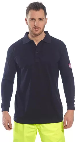 Bluza de lucru ignifuga si antistatica guler polo - Portwest FR10 ...
