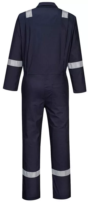 Combinezon din bumbac benzi reflectorizante - Portwest C814 - rosu L ...
