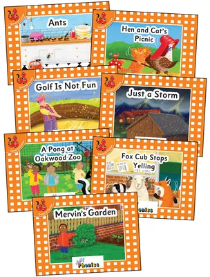 Jolly Phonics Orange Level Readers Complete Set In Print Letters American - cel.ro