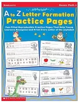 A to Z Letter Formation Practice Pages Grades Pre K-1 79852 - cel.ro