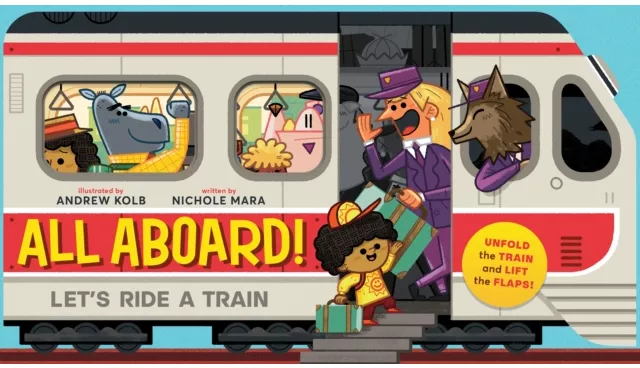 All Aboard Let s Ride a Train - Andrew Kolb Illustrator 21179819 - cel.ro