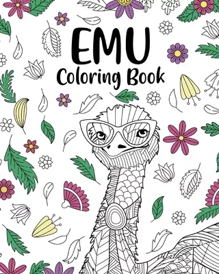 Emu Coloring Book Floral Mandala Pages Stress Relief Emused Zentangle ...