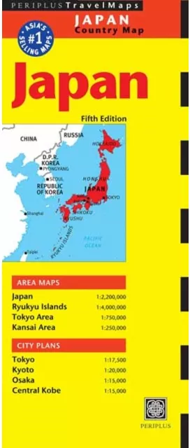 Japan Travel Map Fifth Edition - Periplus Editions Editor 32118458 - cel.ro