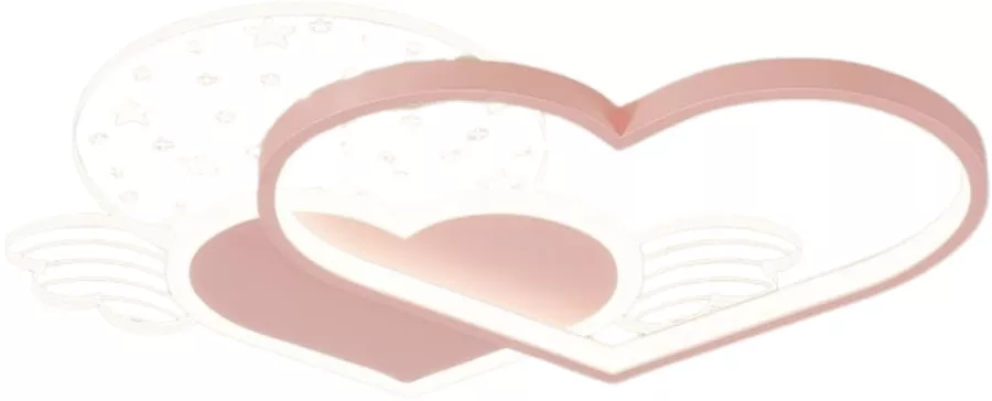 Plafoniera dormitor copil LuminiLux Roz 55 cm Metal+Acril LED cguw ...