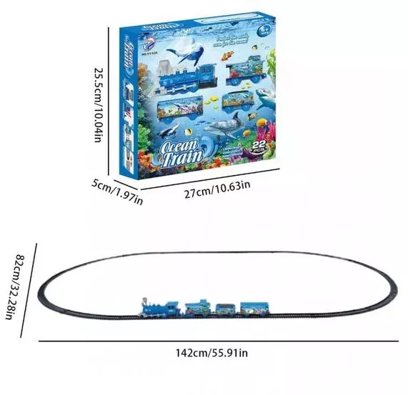 Circuit cu Trenulet Electric Ocean Train YY-535 - cel.ro