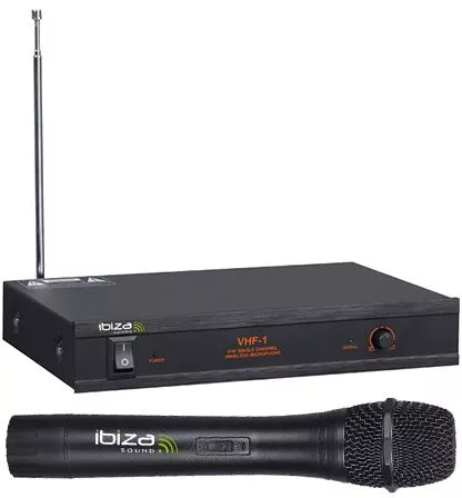 Microfon Wireless Ibiza VHF1B 60380 - cel.ro