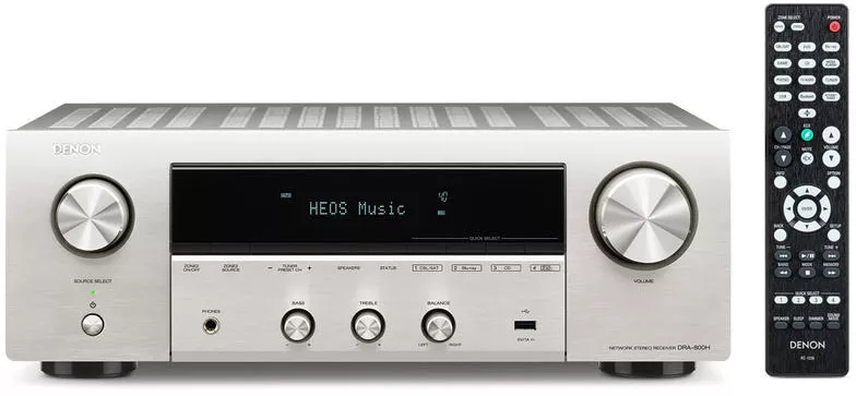 Receiver Stereo Denon DRA 800H Silver