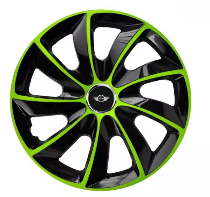 Set 4 Capace Roti pentru Mini model Extra Stig Green & Black R15 zw8c ...