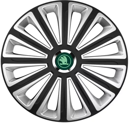 Set 4 Capace Roti pentru Skoda Nou Verde model Trend Mix R15 SKODA - cel.ro