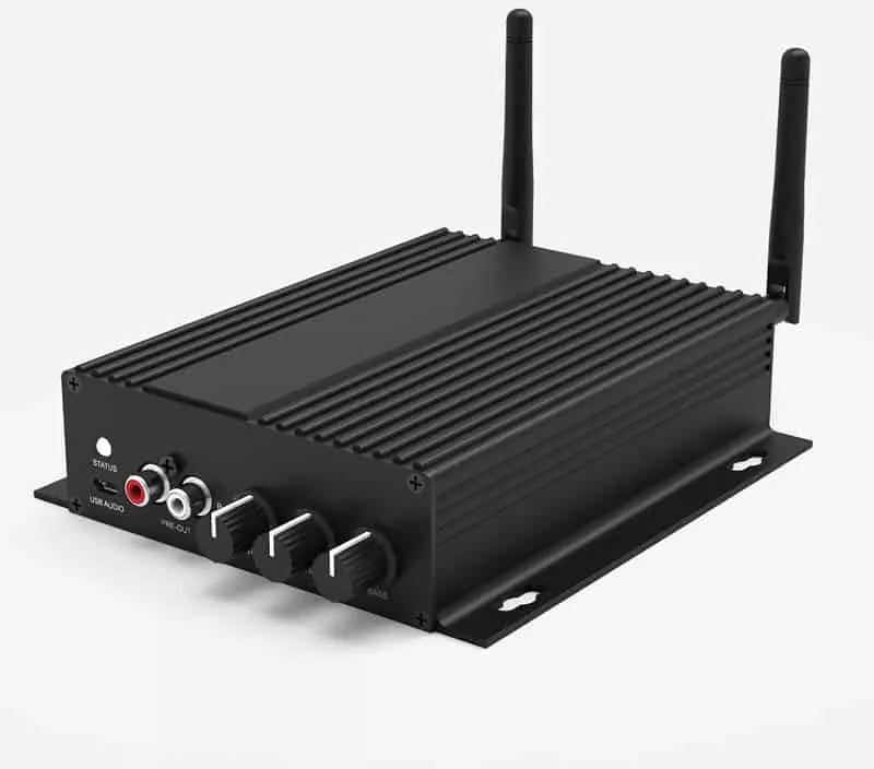 Streamer audio cu amplificare Rakoit SA100 Wi-Fi Bluetooth Multiroom ...