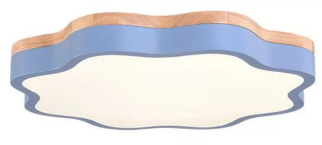 Plafoniera dormitor copil LuminiLux Blue 50 cm Metal+Acril LED zrgn ...