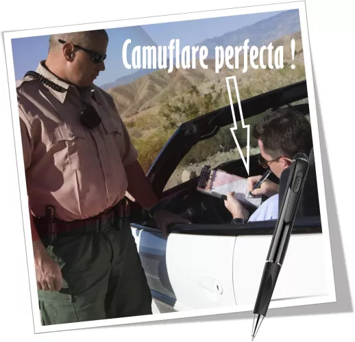 Pix Spion cu Camera 1080 Full HD si Microfon Inregistrare Audio-Video ...