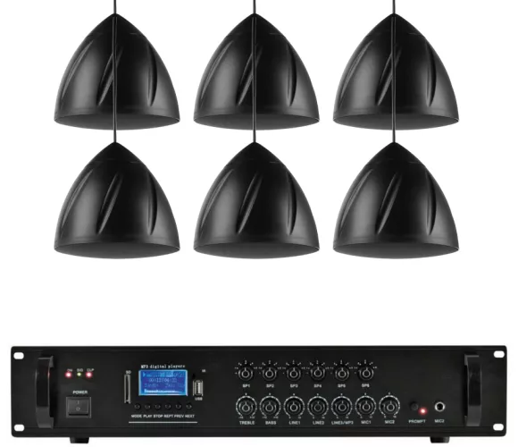 Sistem audio cu boxe suspendate negre Power Dynamics PDS40B bluetooth ...